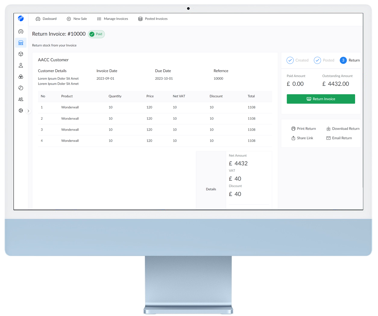 Invoices - Cloud Billing Manager